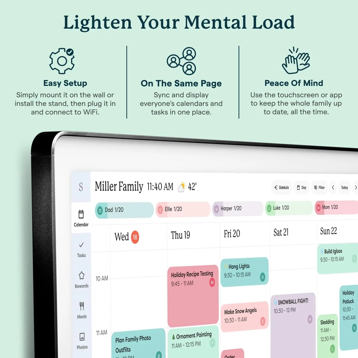 Skylight Calendar Max - Smart Digital Organizer – North State Signs ...