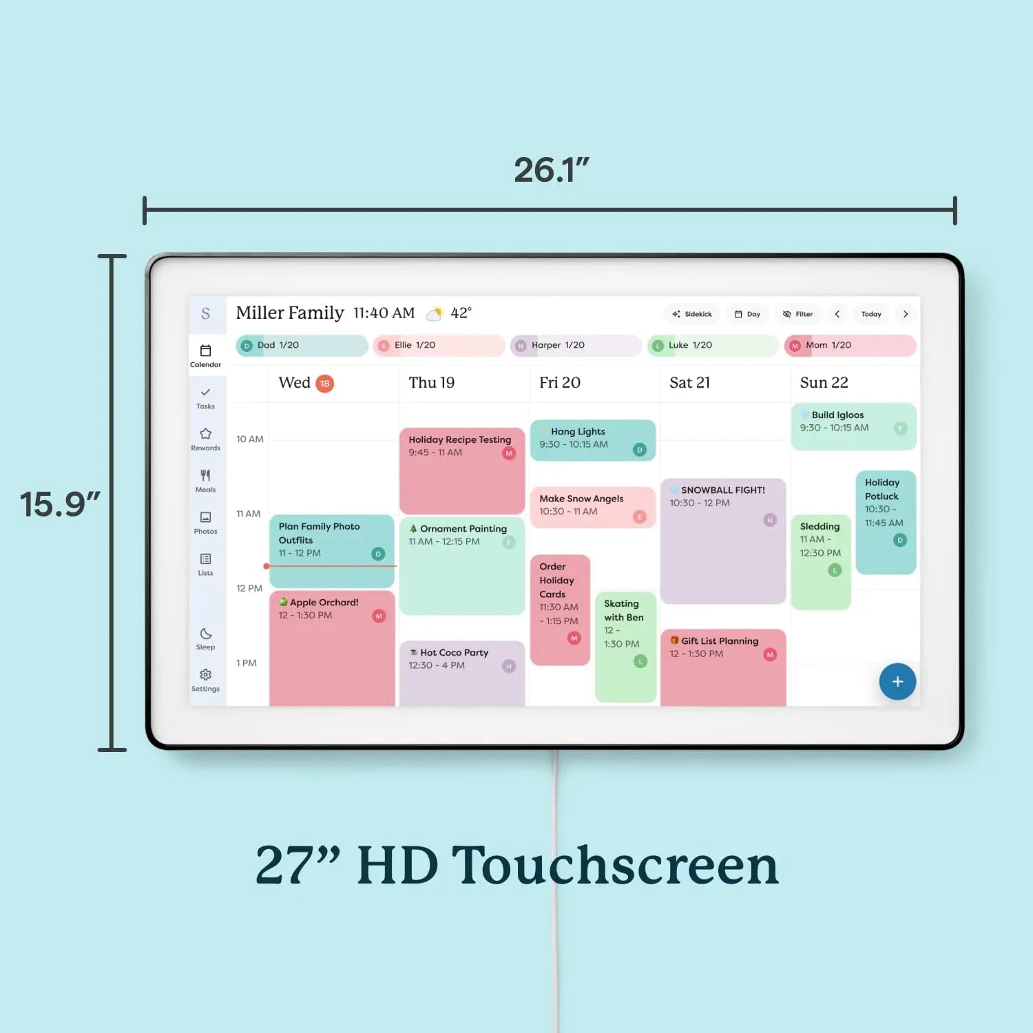 Skylight Calendar Max - Smart Digital Organizer – North State Signs ...